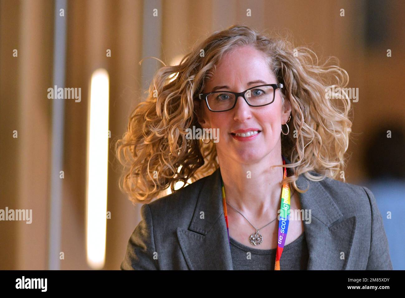 Edinburgh Scotland, UK 12 January 2023 Lorna Slater arrives for First ...