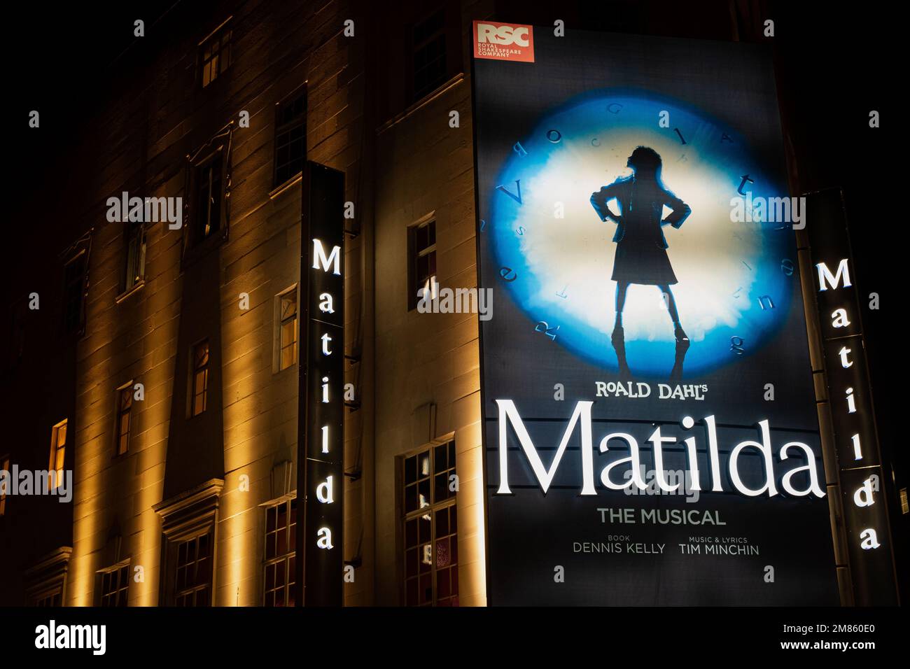 Matilda the musical poster hi-res stock photography and images - Alamy