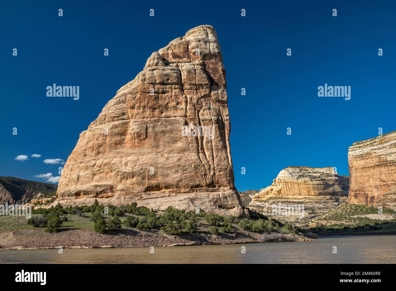 Steamboat Rock, Green River near Yampa River confluence, view from ...