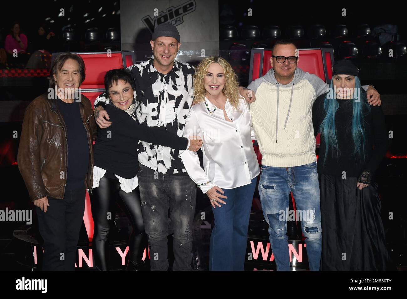 Milan, Italy. 12th Jan, 2023. Milan, presentation of "The Voice of ...