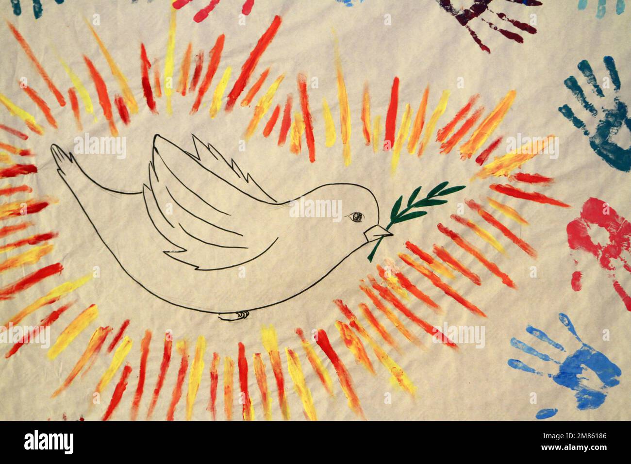 Colombe symbole de paix hi-res stock photography and images - Alamy