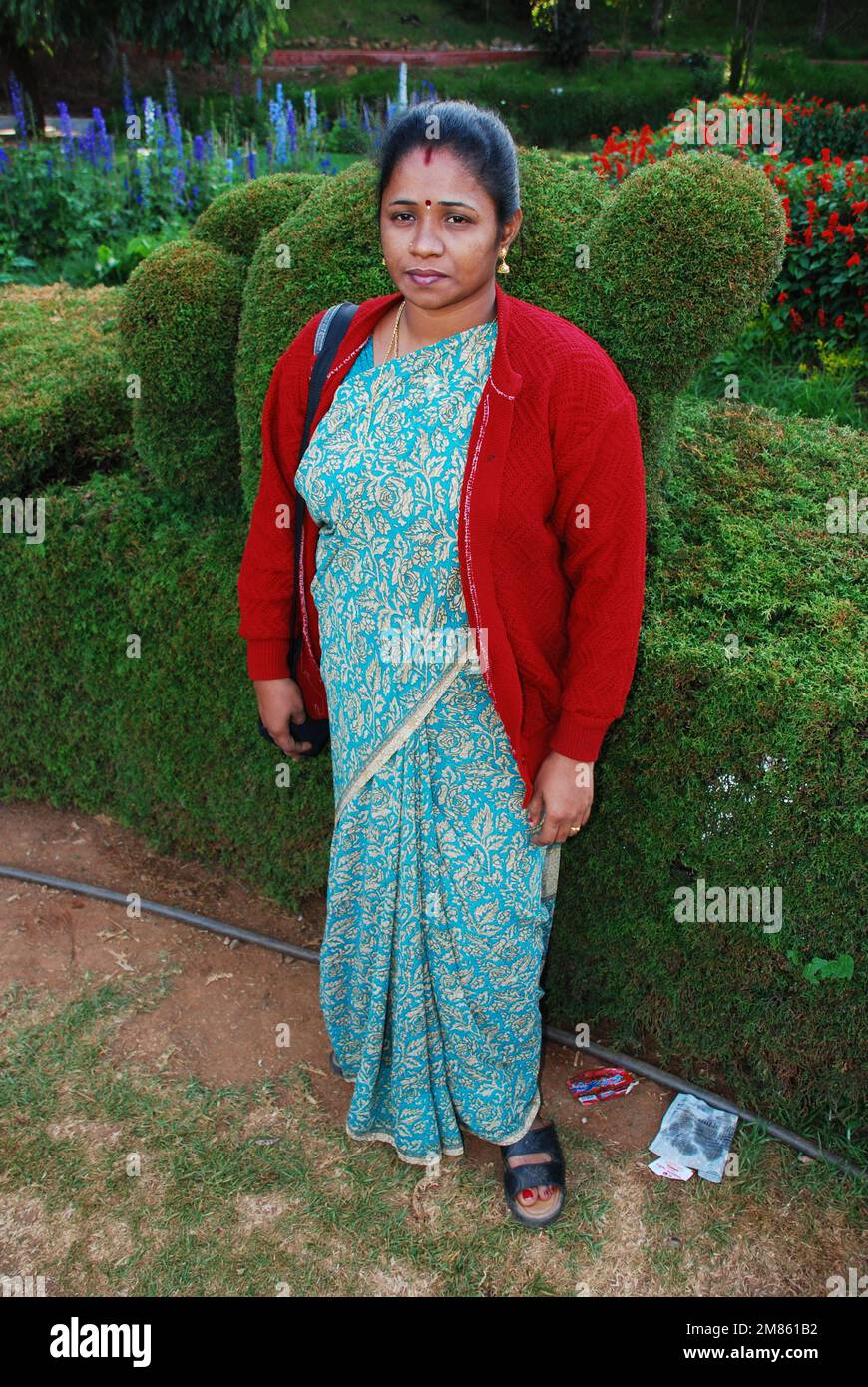 Indian woman in bokeh background hi-res stock photography and images ...