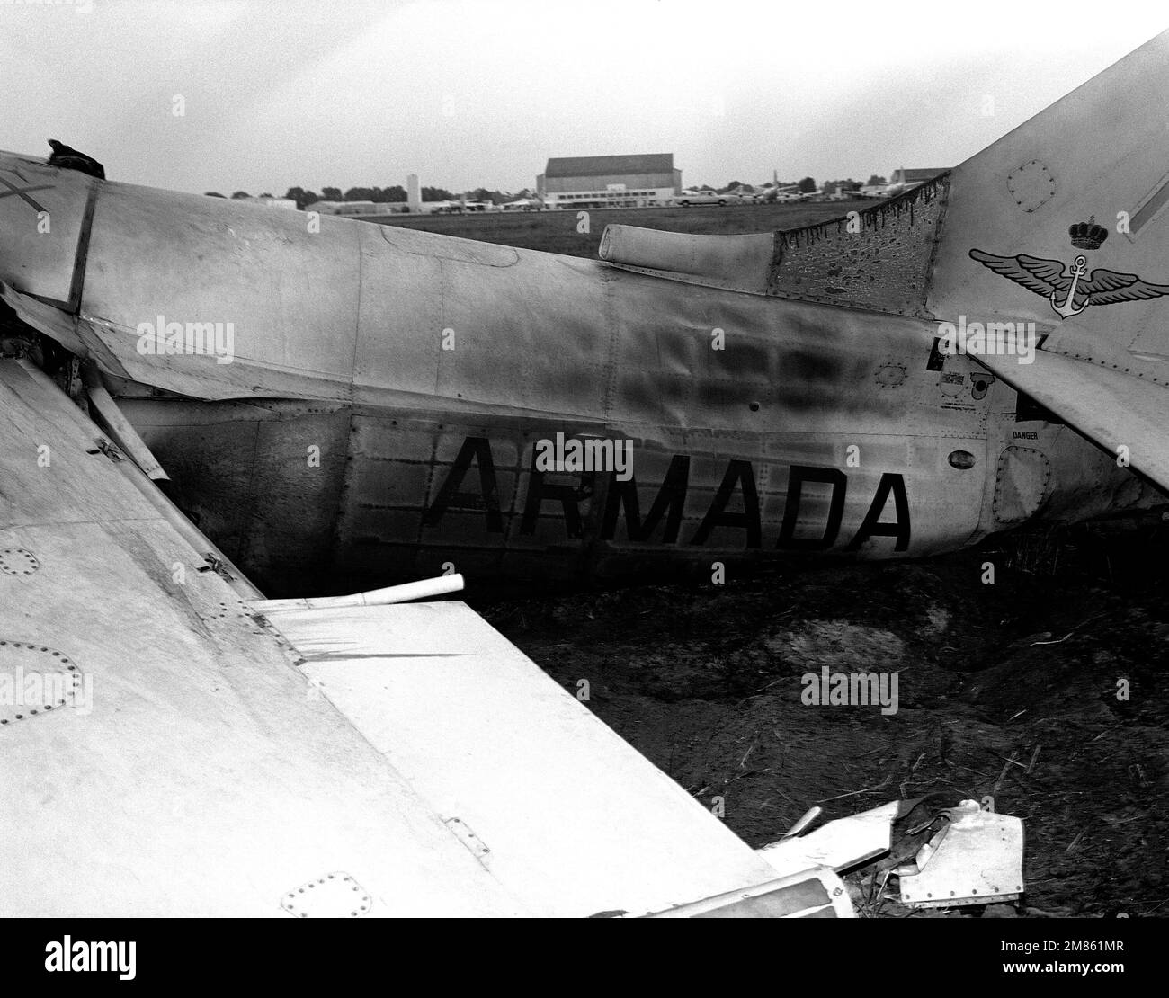 Harrier crash Black and White Stock Photos & Images - Alamy