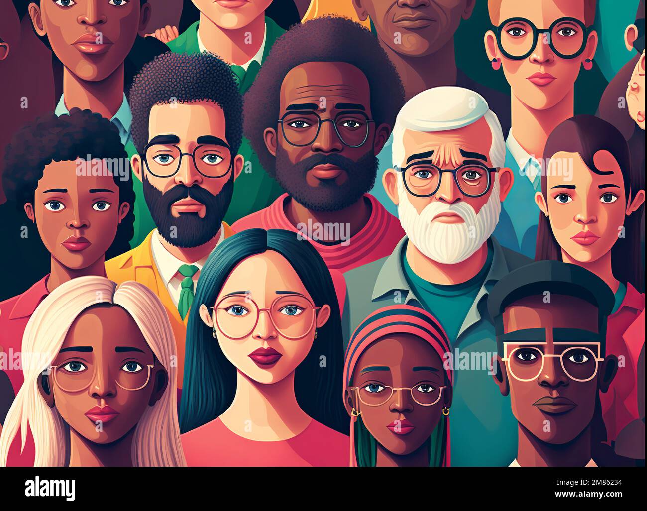 Large group people society hi-res stock photography and images - Alamy