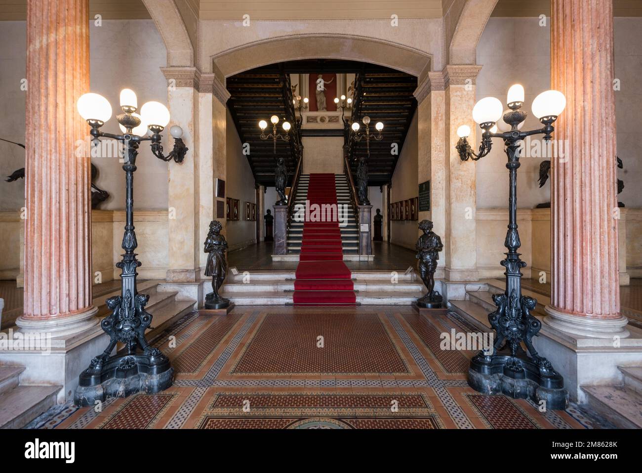 Rio de Janeiro, Brazil - January 3, 2023: Interior of Catete Palace ...