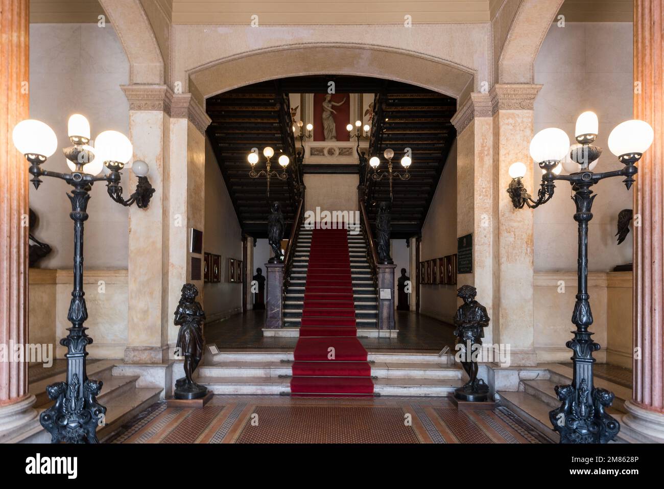 Rio de Janeiro, Brazil - January 3, 2023: Interior of Catete Palace ...