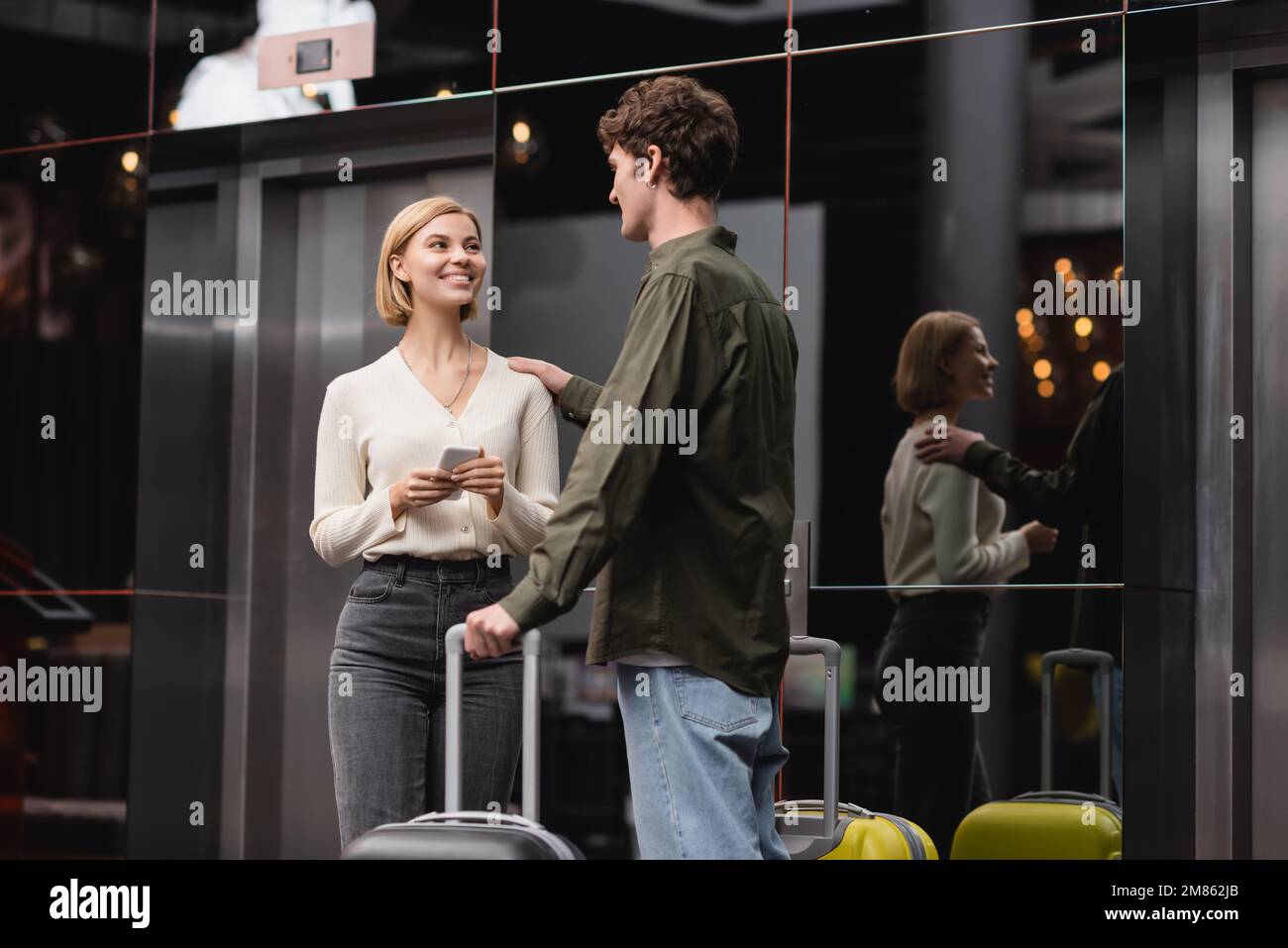 Man touching shoulder hi-res stock photography and images - Alamy