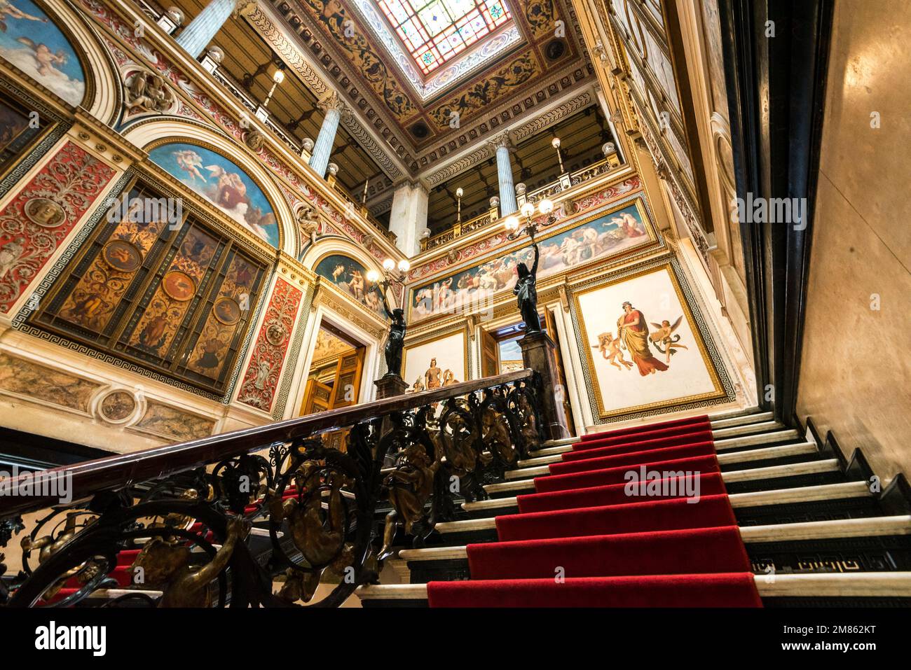 Rio de Janeiro, Brazil - January 3, 2023: Interior of Catete Palace ...