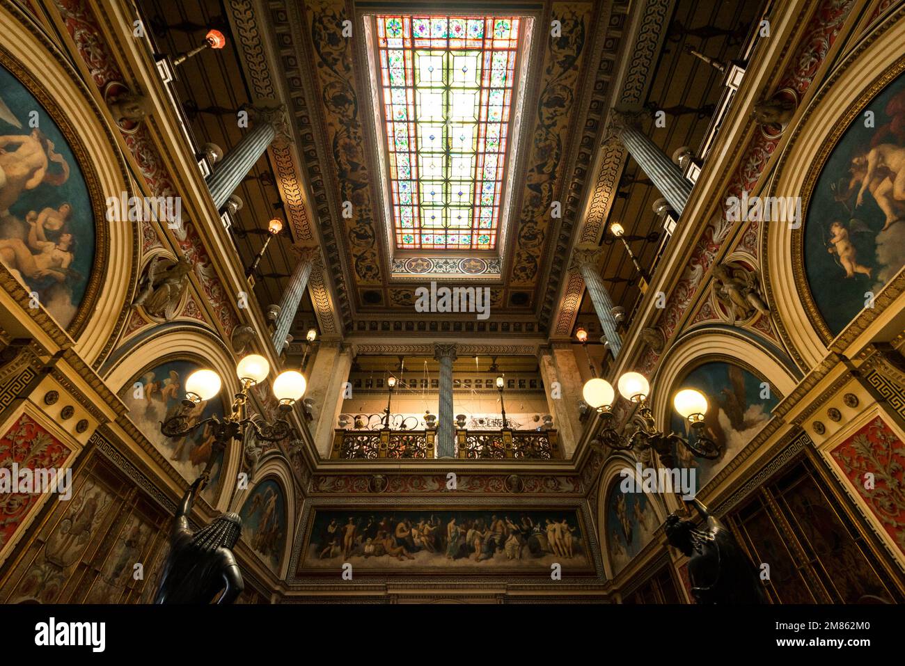 Rio de Janeiro, Brazil - January 3, 2023: Interior of Catete Palace ...
