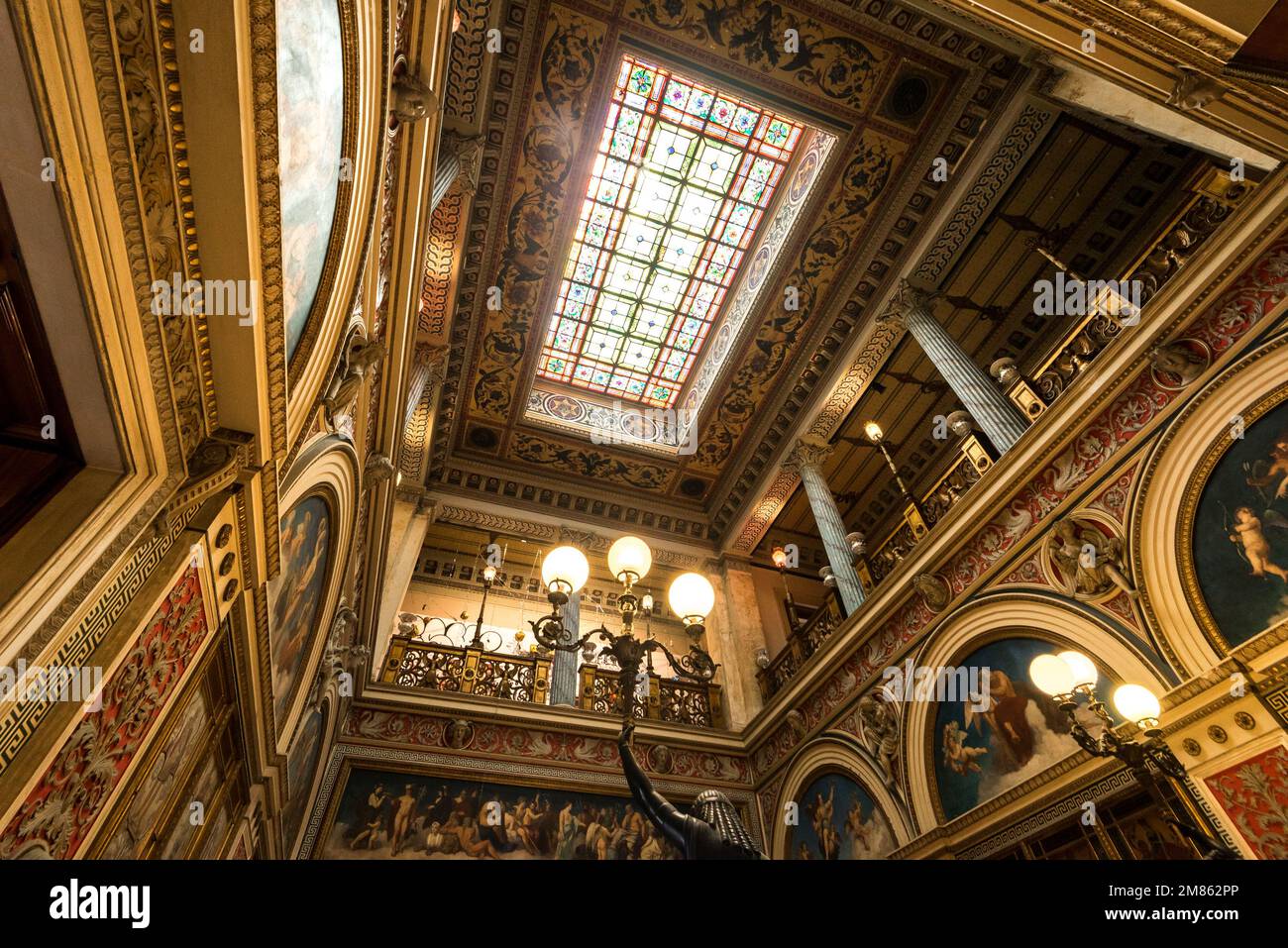 Rio de Janeiro, Brazil - January 3, 2023: Interior of Catete Palace ...
