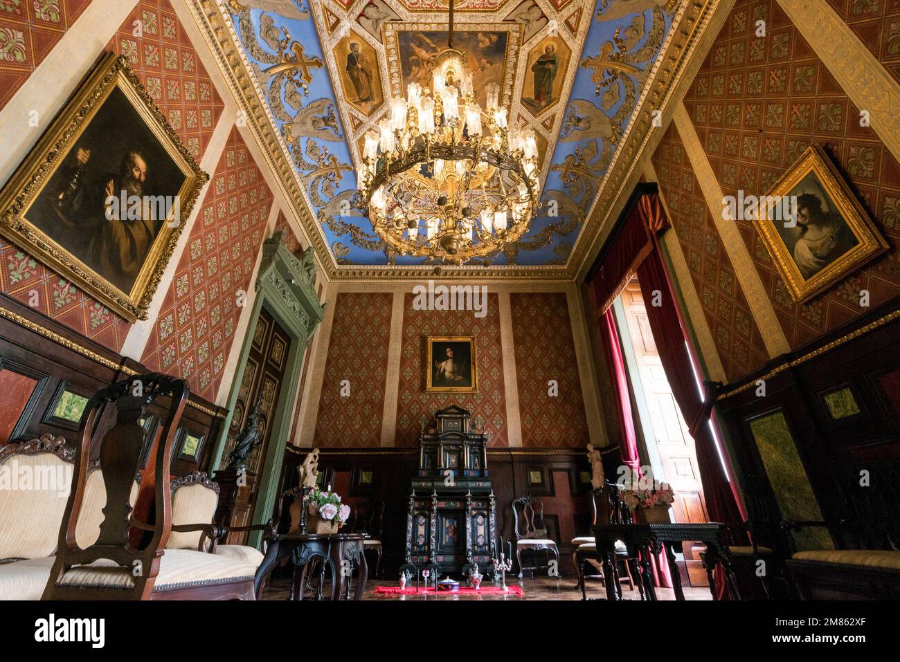 Rio de Janeiro, Brazil - January 3, 2023: Interior of Catete Palace ...