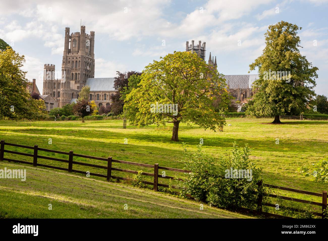 Ely Cathedral, Cambridgeshire, UK, The medieval cathedral in the East ...