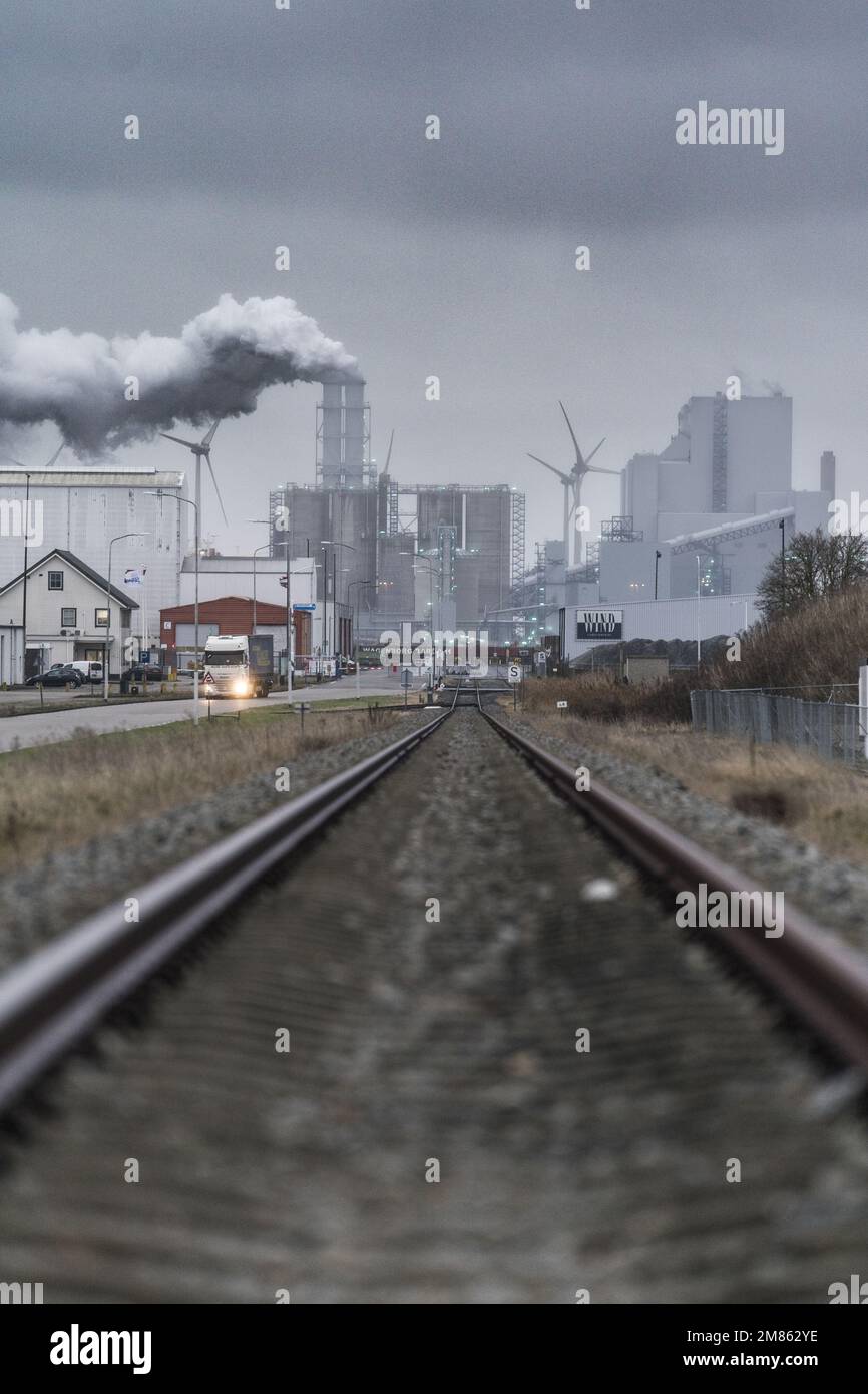 EEMSHAVEN - the Eemshaven. ANP SIESE VEENSTRA netherlands out - belgium ...