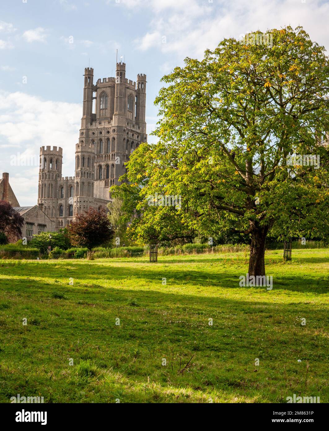 Ely Cathedral, Cambridgeshire, UK, The medieval cathedral in the East ...