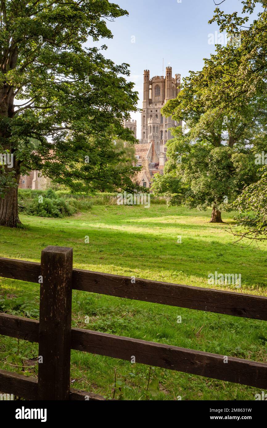 Ely Cathedral, Cambridgeshire, UK, The medieval cathedral in the East ...