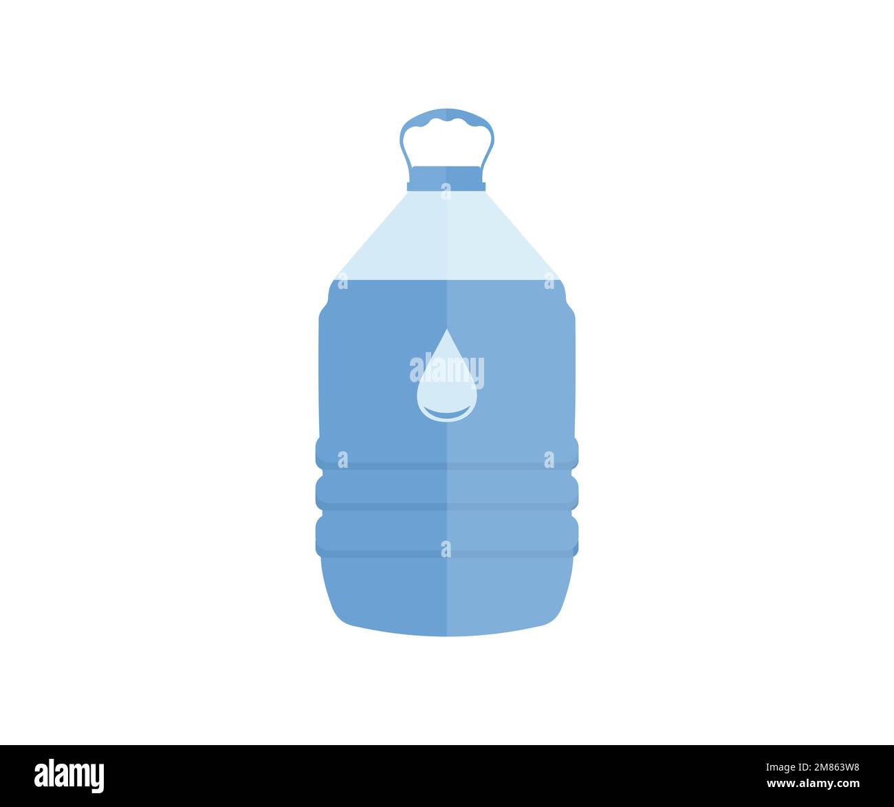 Big water bottle. Healthy agua bottle logo design. Bottle of clear ...