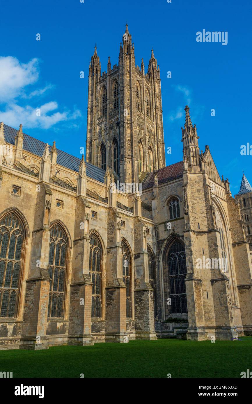 Canterbury Cathedral,Bell Harry Tower,Canterbury,Kent,England Stock ...