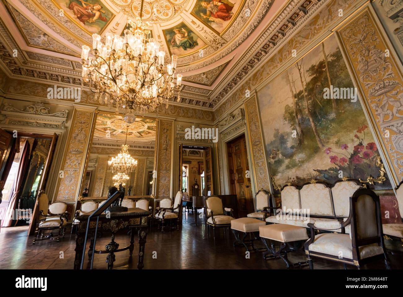Rio de Janeiro, Brazil - January 3, 2023: Interior of Catete Palace ...