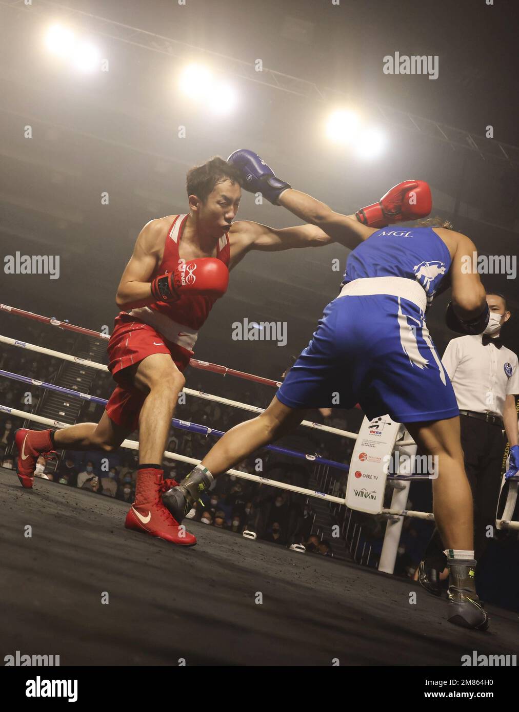 Hong KongHH Rex Tso Sing-yu (red) vs MongoliaHH Kharkuu Bllguunsaikhan ...