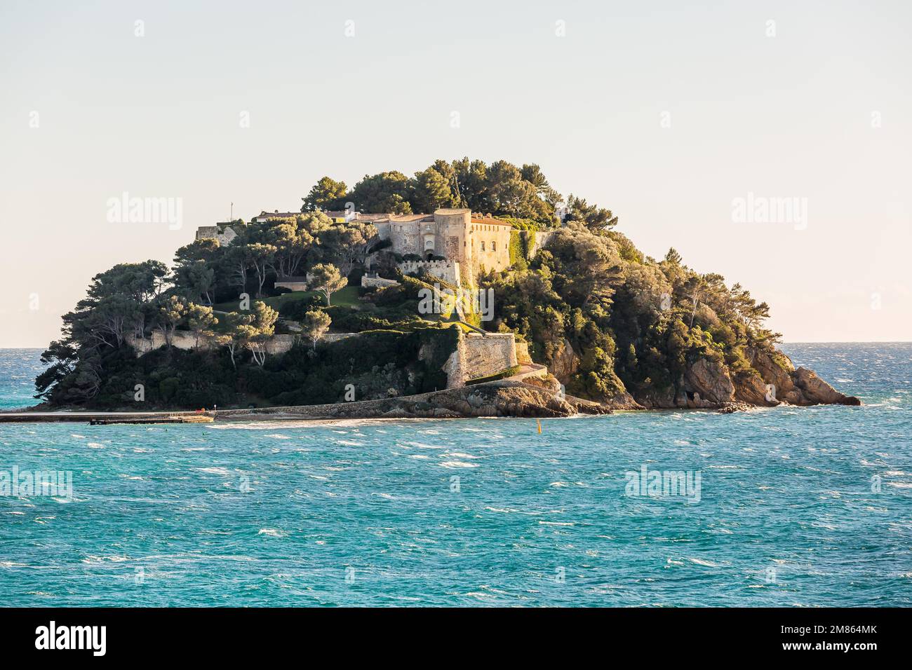 FORT OF BREGANCON, RESIDENCE OF THE PRESIDENTS OF THE FRENCH REPUBLIC ...