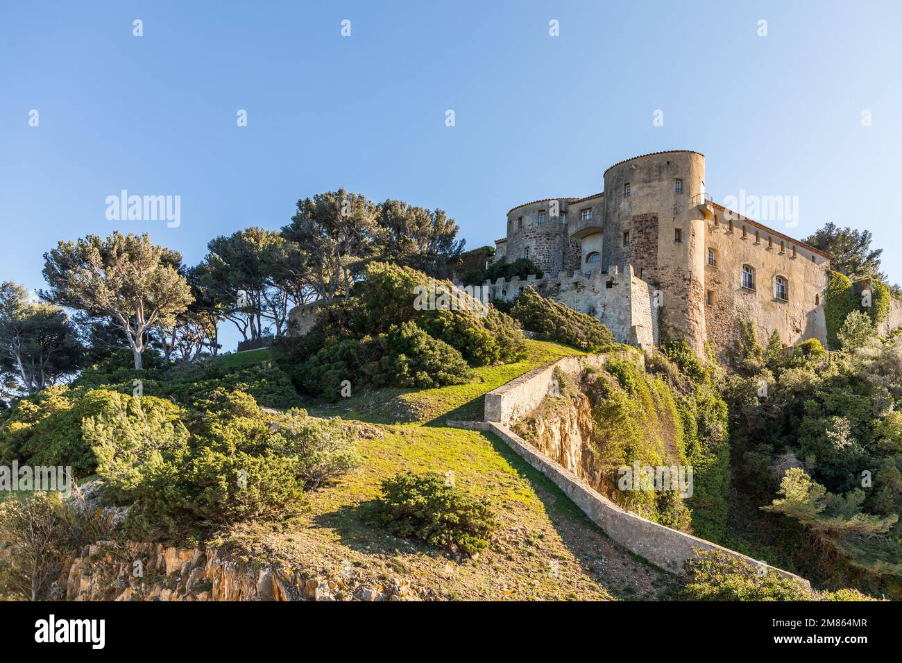FORT OF BREGANCON, RESIDENCE OF THE PRESIDENTS OF THE FRENCH REPUBLIC ...