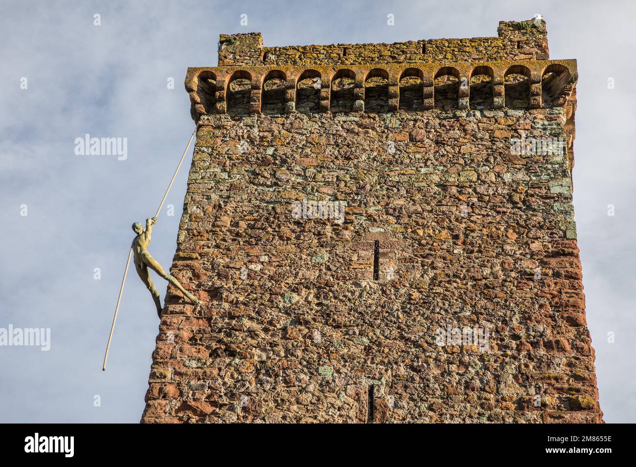 THE CASTLE OF MANDELIEU LA NAPOULE, FORMER FORTRESS RESTORED BY A ...