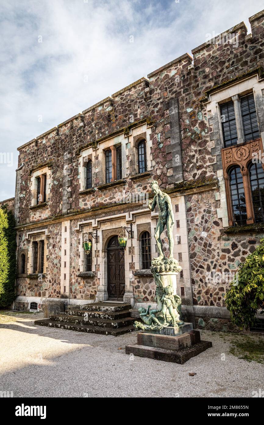 THE CASTLE OF MANDELIEU LA NAPOULE, FORMER FORTRESS RESTORED BY A ...