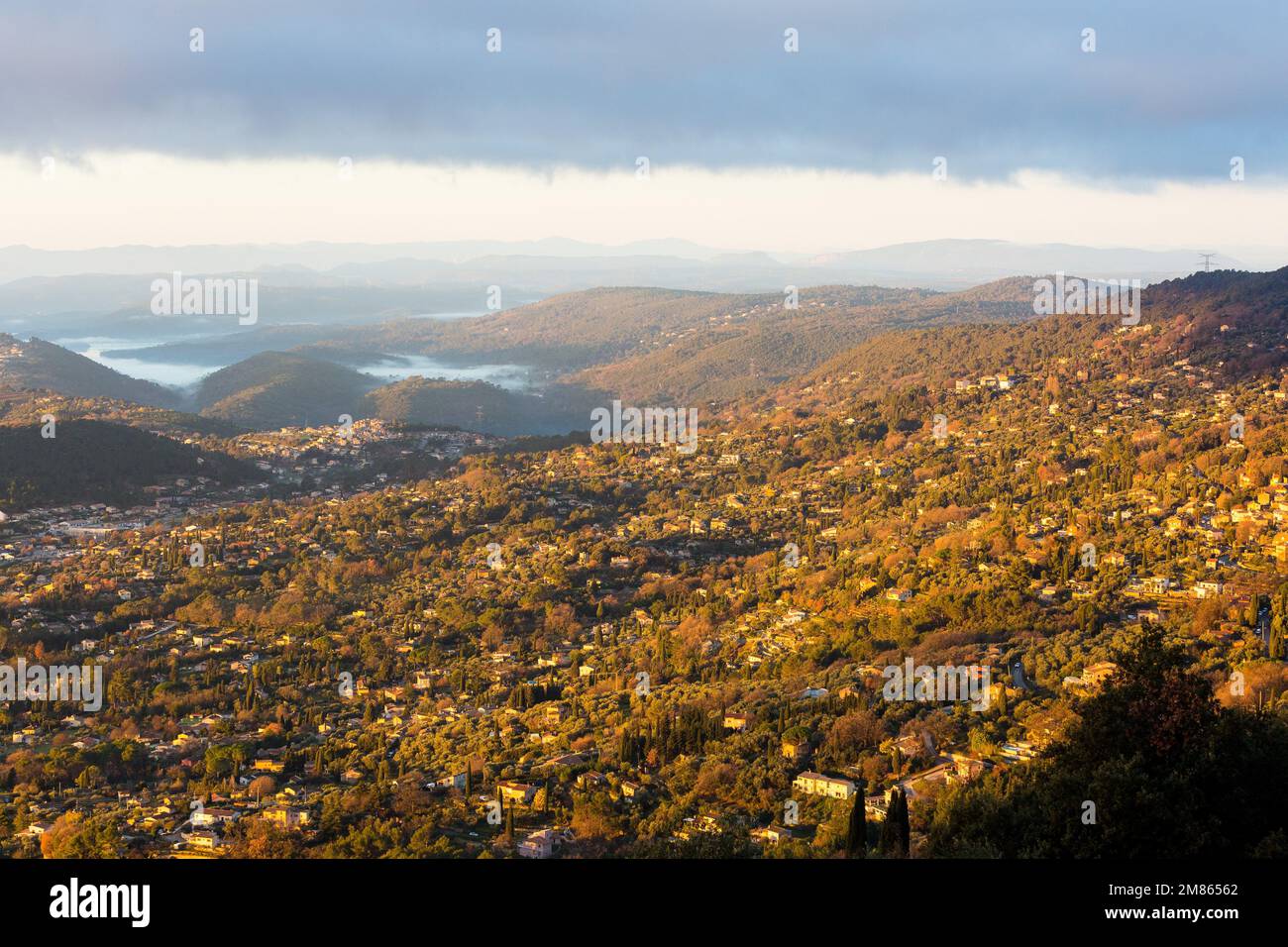 VIEW FROM CABRIS OVER THE TANNERON MASSIF Stock Photo - Alamy