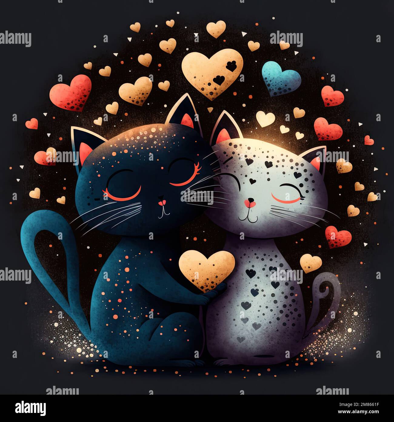 Wallpaper cat lover hi-res stock photography and images - Alamy