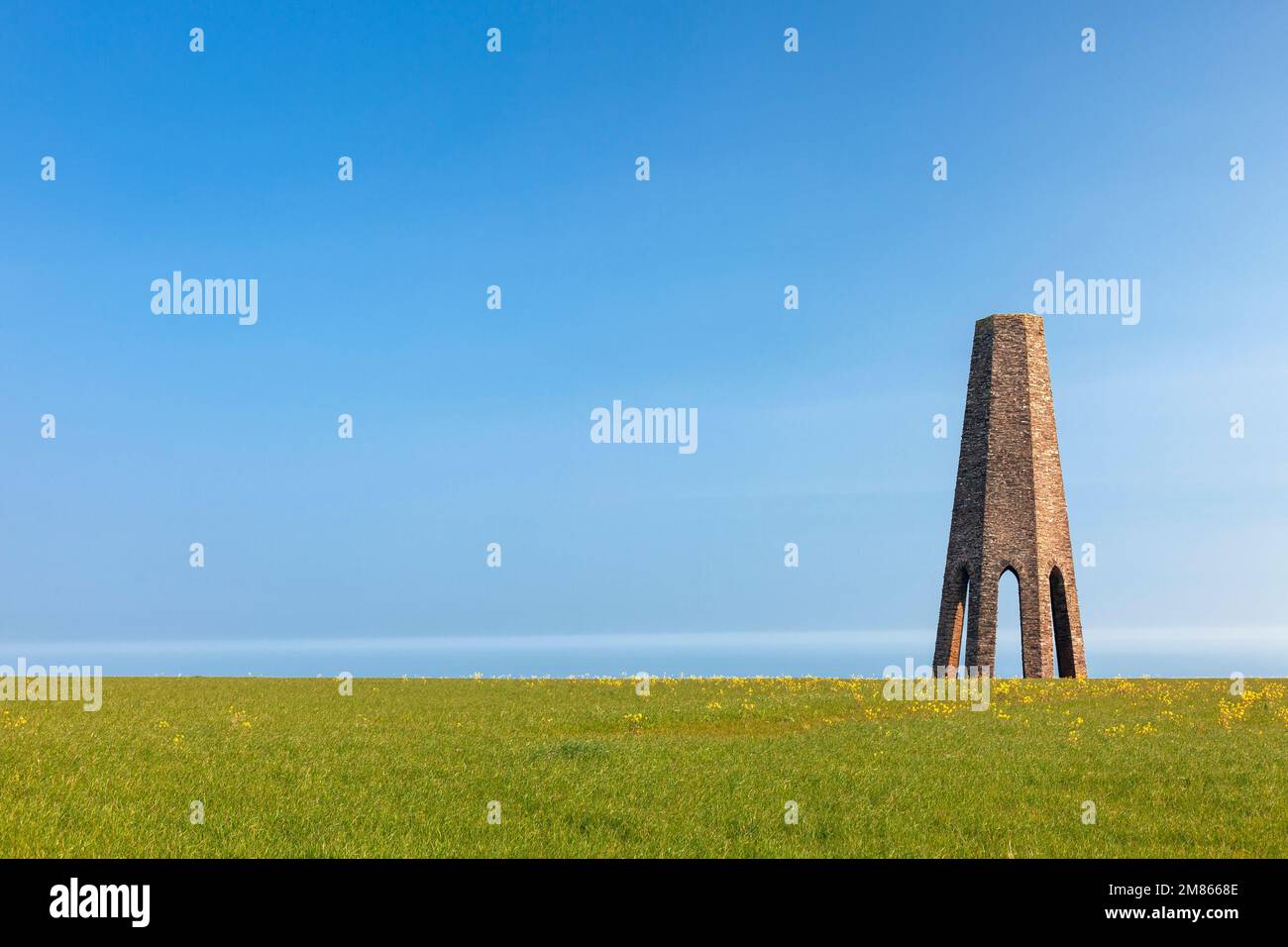 UK, England, Devon, The Kingswear Daymark (Day Beacon or 'The Tower ...