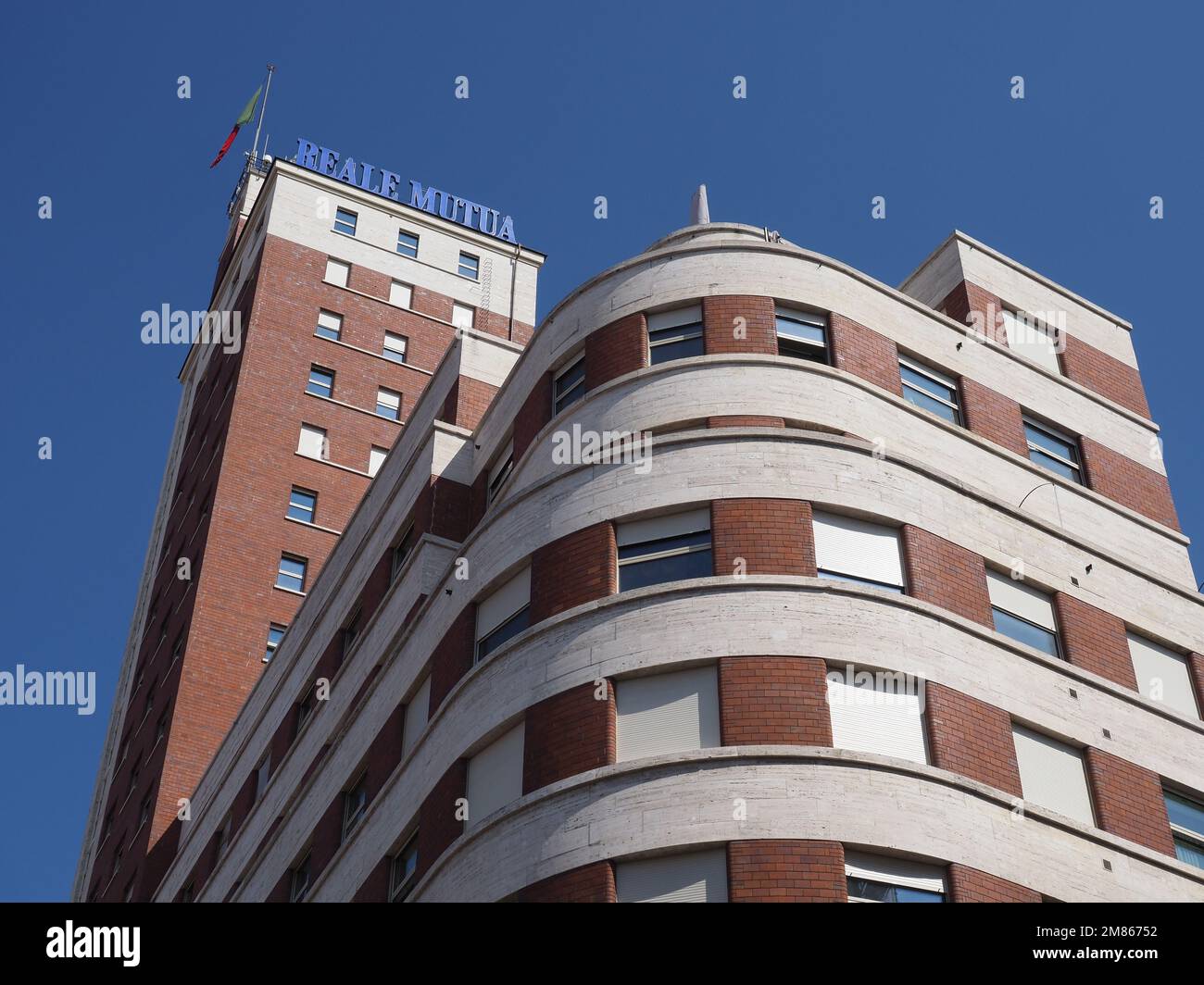 TURIN, ITALY - CIRCA SEPTEMBER 2022: Torre Littoria skyscraper in ...