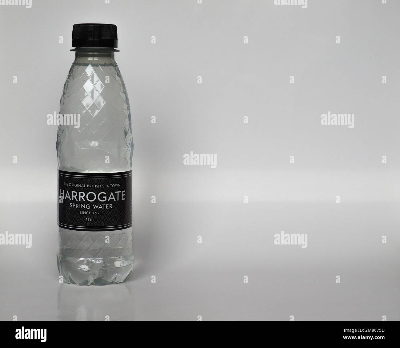 LONDON, UK - CIRCA OCTOBER 2022: Bottle of Harrogate spring water Stock ...