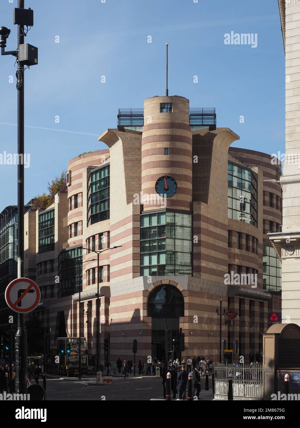 LONDON, UK - CIRCA OCTOBER 2022: No 1 Poultry building designed by ...