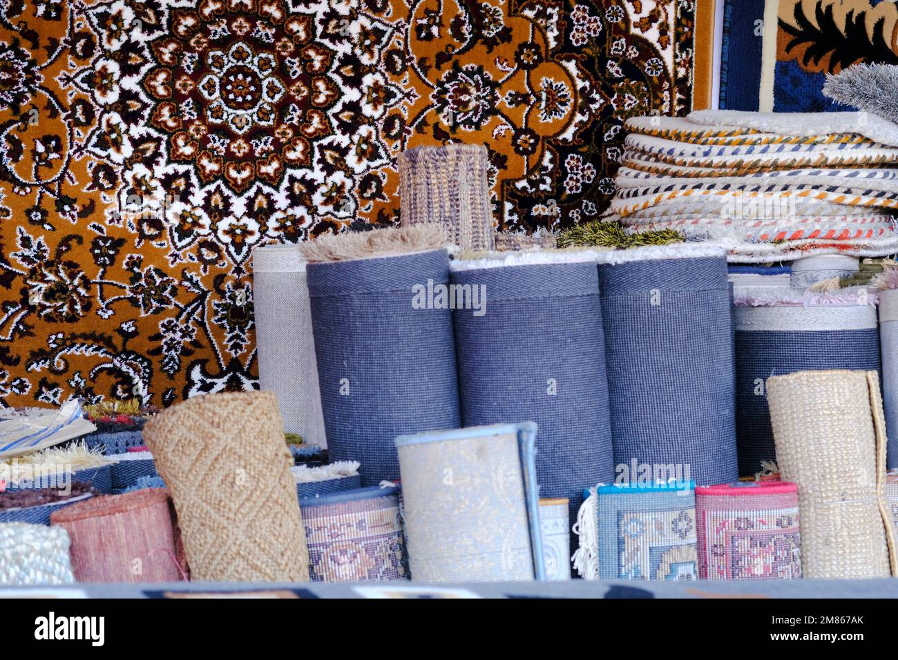 Rolled up rugs hi-res stock photography and images - Alamy