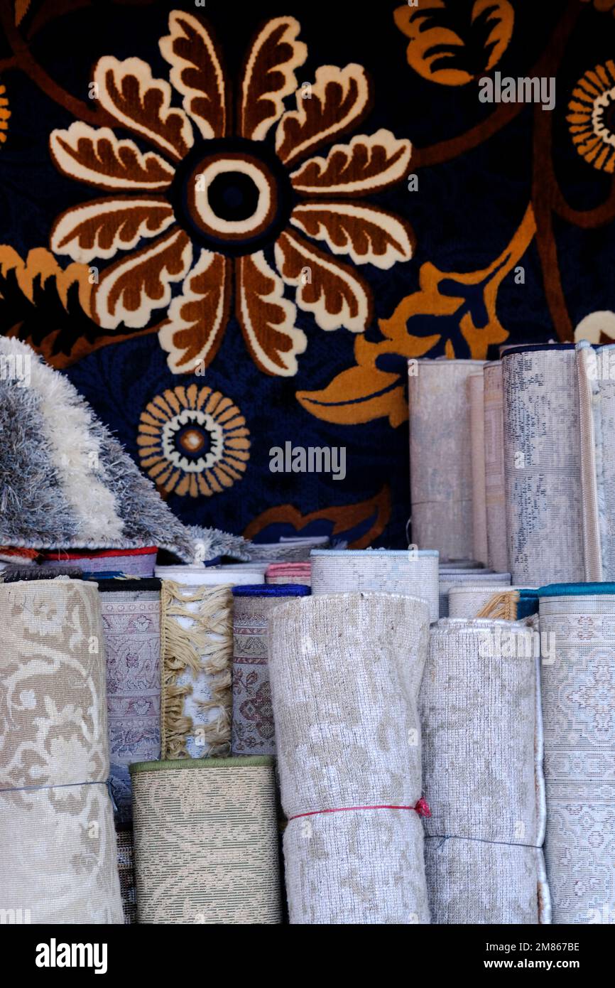 Rolled up rugs hi-res stock photography and images - Alamy