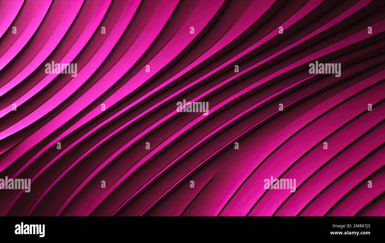 minimal monochromatic magenta wavy pattern background Stock Photo - Alamy