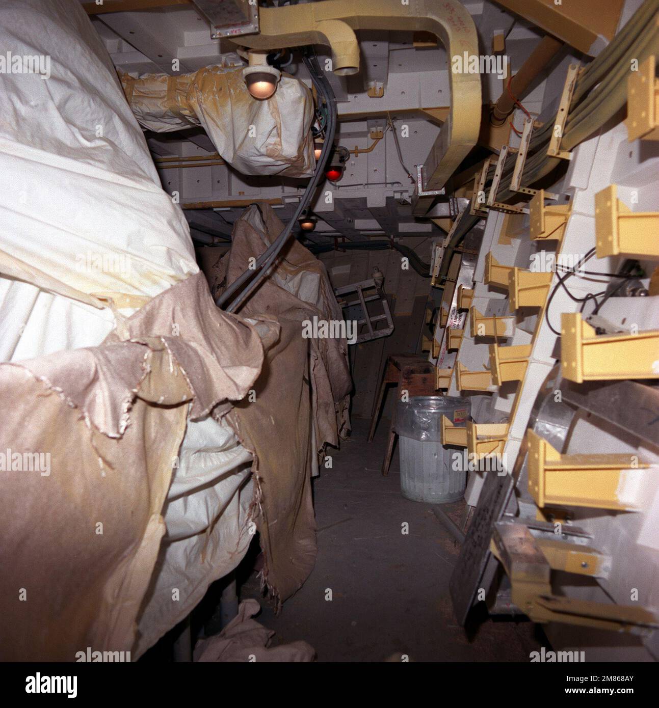 The tactical towed array sonar system and bathythermograph room of the guided missile frigate ...