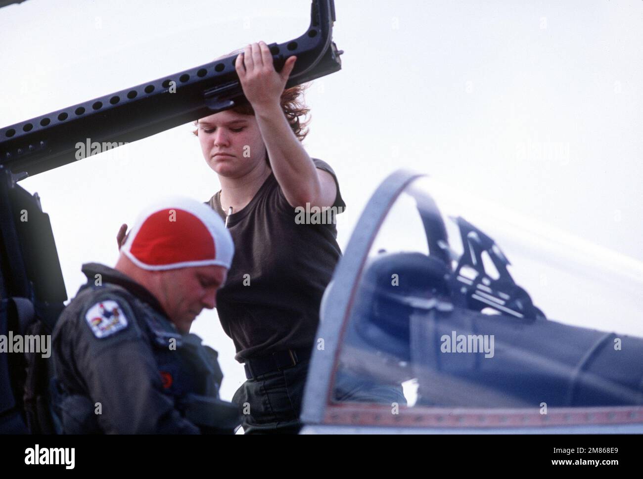 AIRMAN 1ST Class Marta Kimbal, crew chief, 67th Tactical Fighter ...