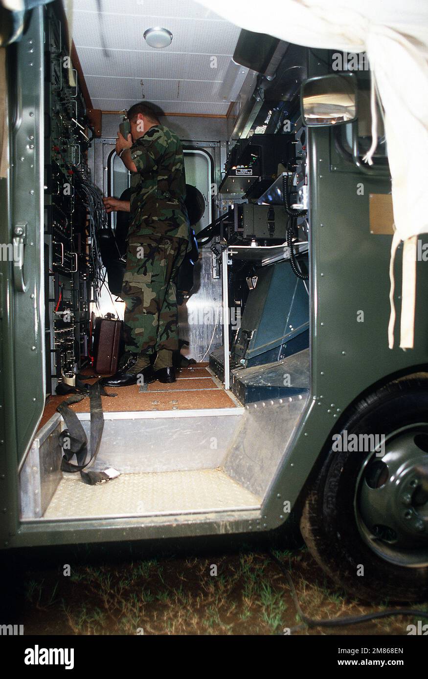 Sgt. Edward Jones, a ground radio maintenance technician, Det. 4, 4th ...