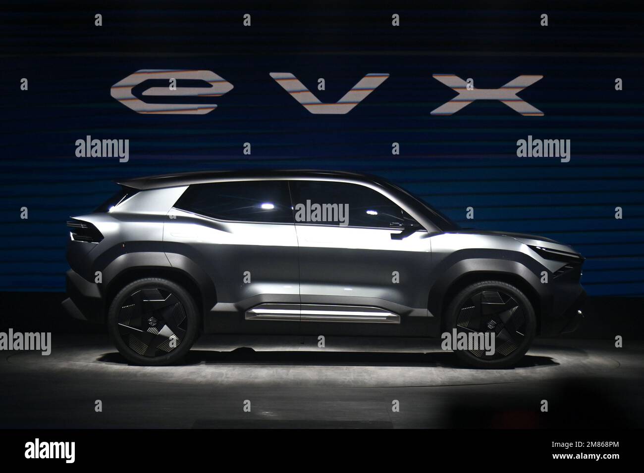 Greater Noida, Uttar Pradesh, India. 11th Jan, 2023. Maruti Suzuki Concept SUV EVX unveiled at ...