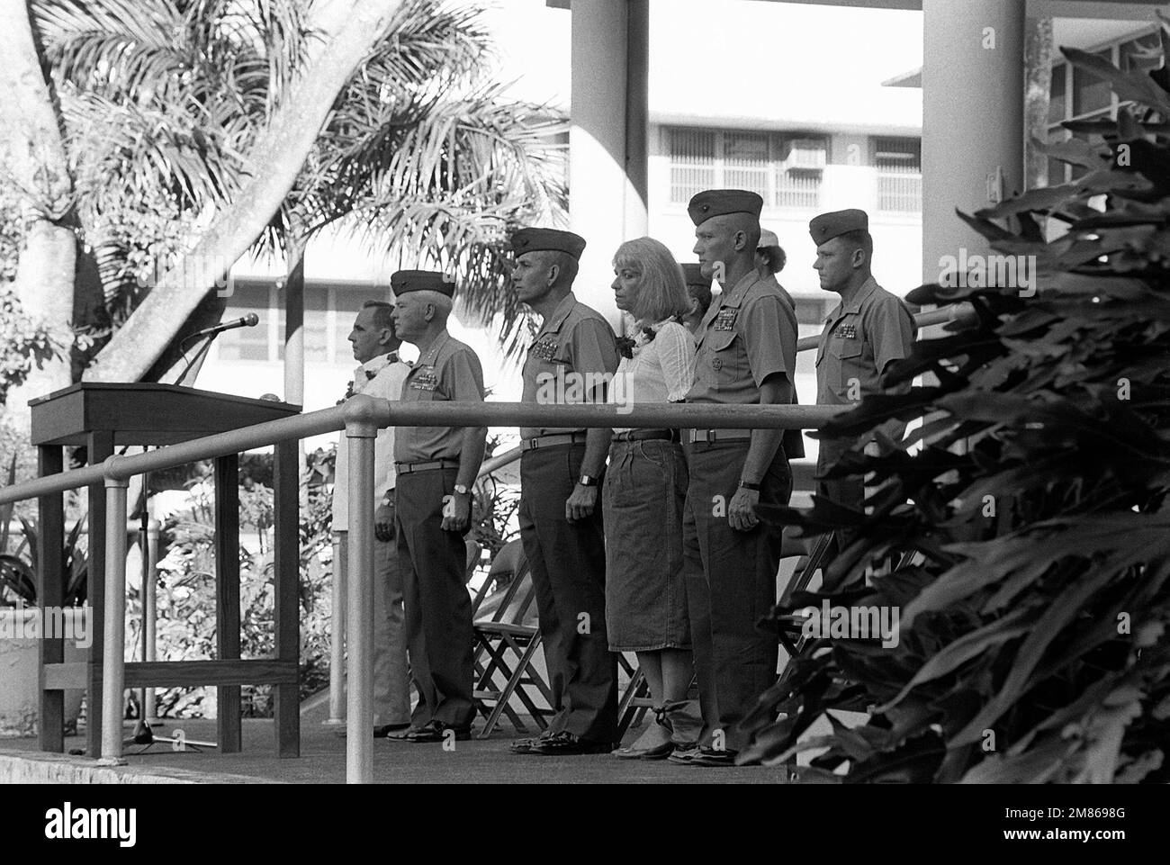 LGEN D'Wayne Gray, second from left, Commanding General, Fleet Marine ...