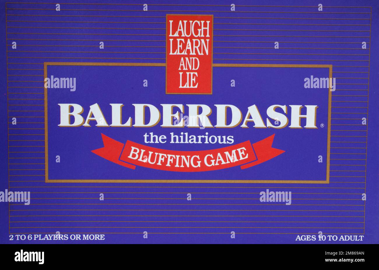 The classic game, Balderdash Stock Photo - Alamy