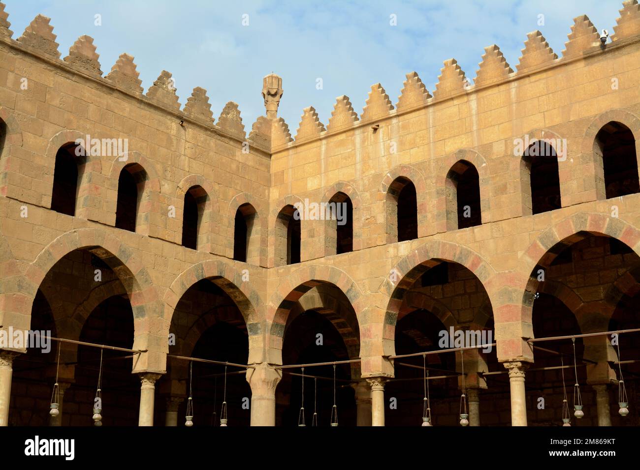 The Sultan Al-Nasir Muhammad ibn Qalawun Mosque, an early 14th-century ...