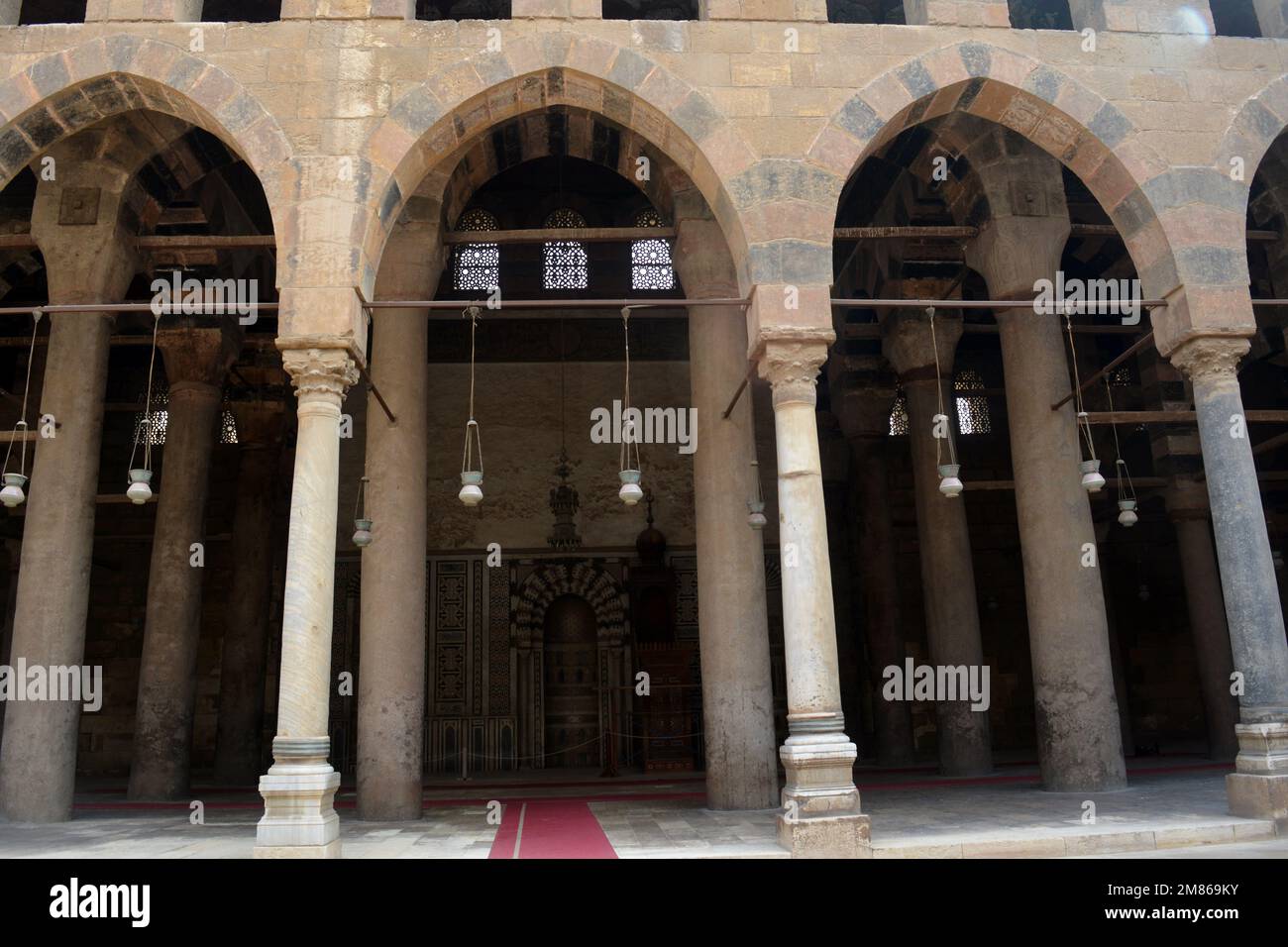 The Sultan Al-Nasir Muhammad ibn Qalawun Mosque, an early 14th-century ...