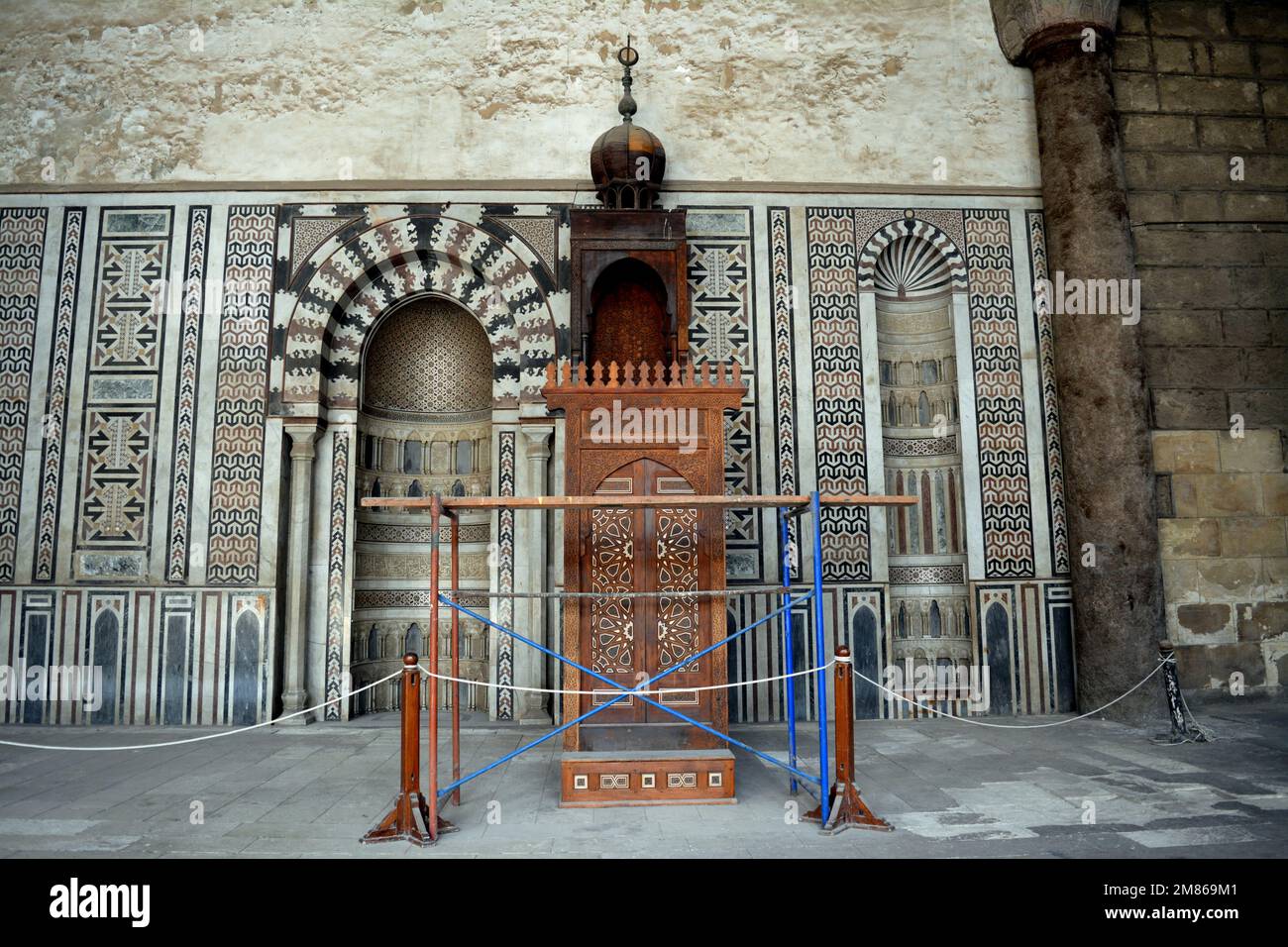 The Sultan Al-Nasir Muhammad ibn Qalawun Mosque, an early 14th-century ...