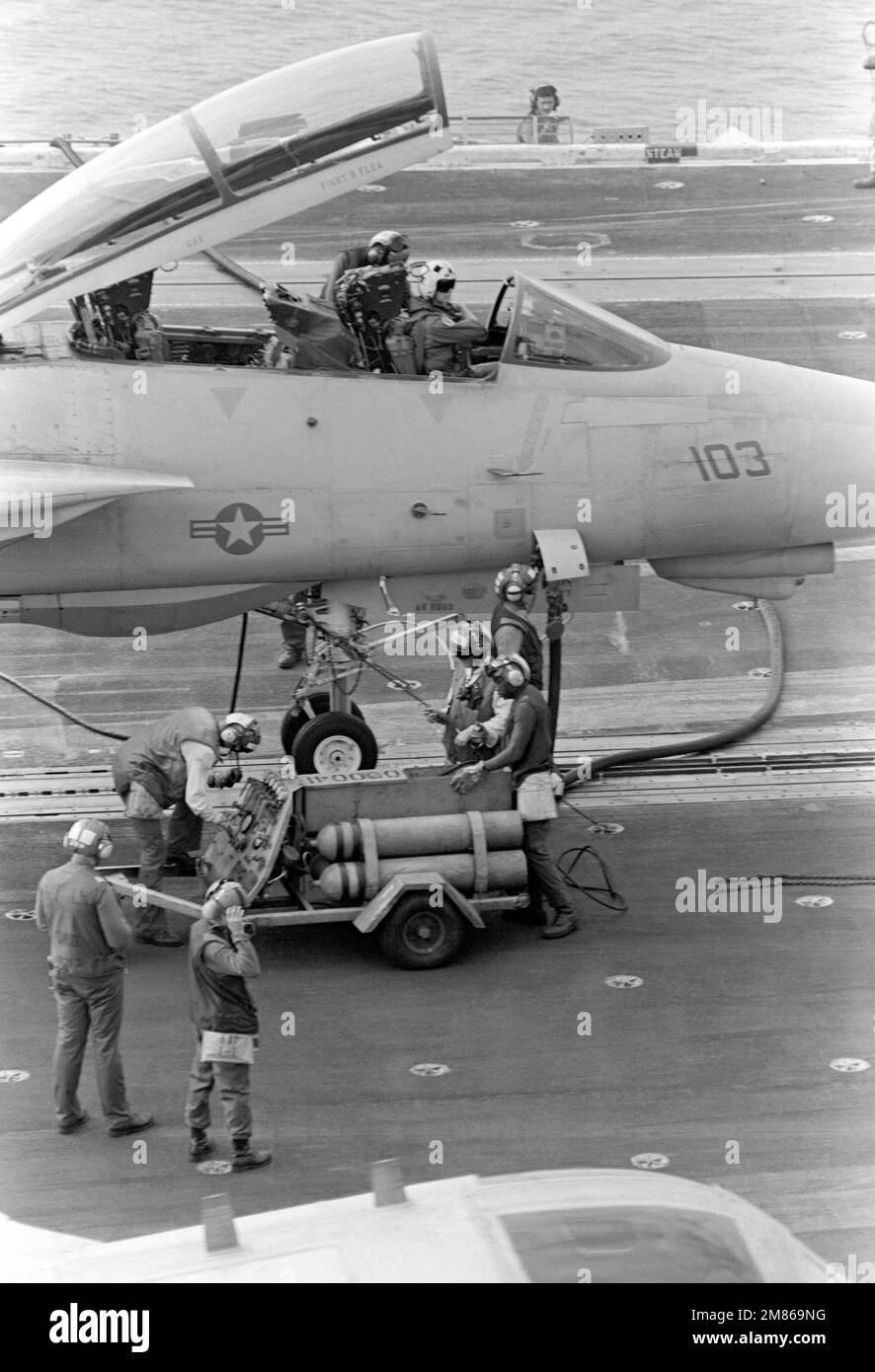 Uss john f kennedy cv 67 Black and White Stock Photos & Images - Alamy