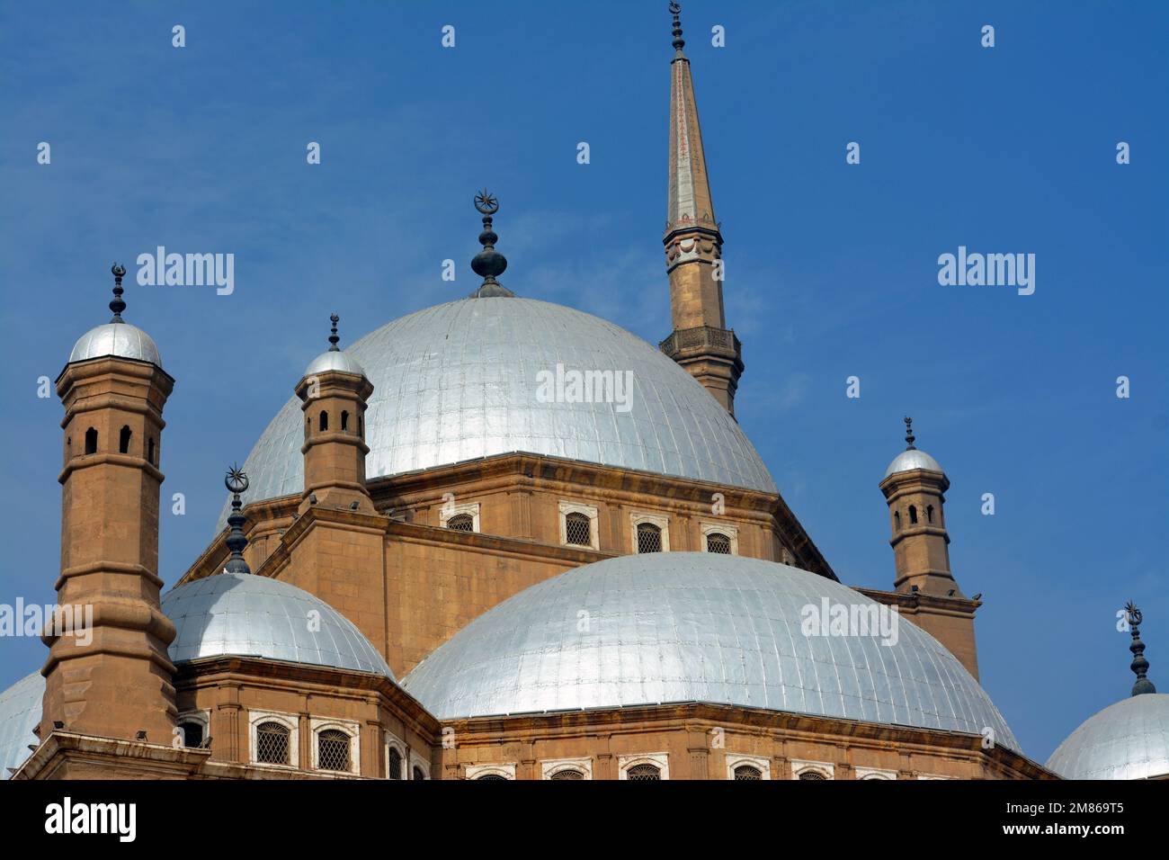 The great mosque of Muhammad Ali Pasha or Alabaster mosque in Citadel ...