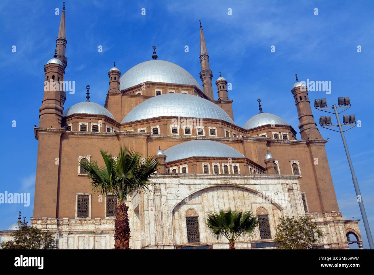 The great mosque of Muhammad Ali Pasha or Alabaster mosque in Citadel ...