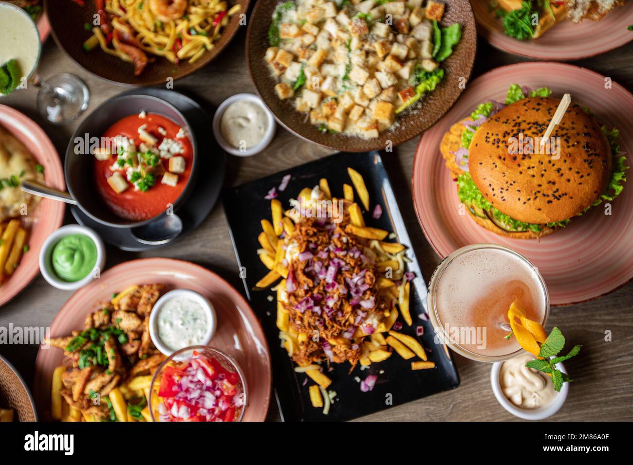 Kitchen, table decor and drinks menu concept - White tableware crockery ...