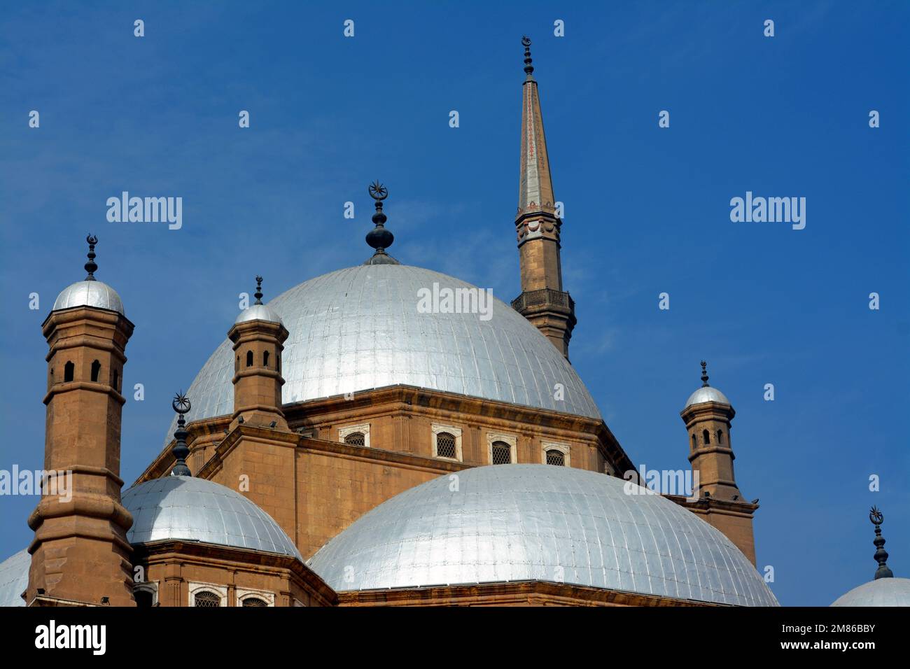 The great mosque of Muhammad Ali Pasha or Alabaster mosque in Citadel ...